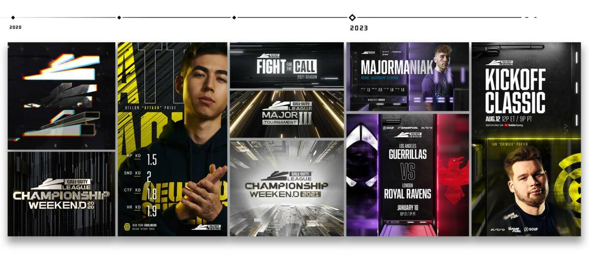 Call of Duty League 2023-2024 Graphic Refresh - We Are Royale | Design ...